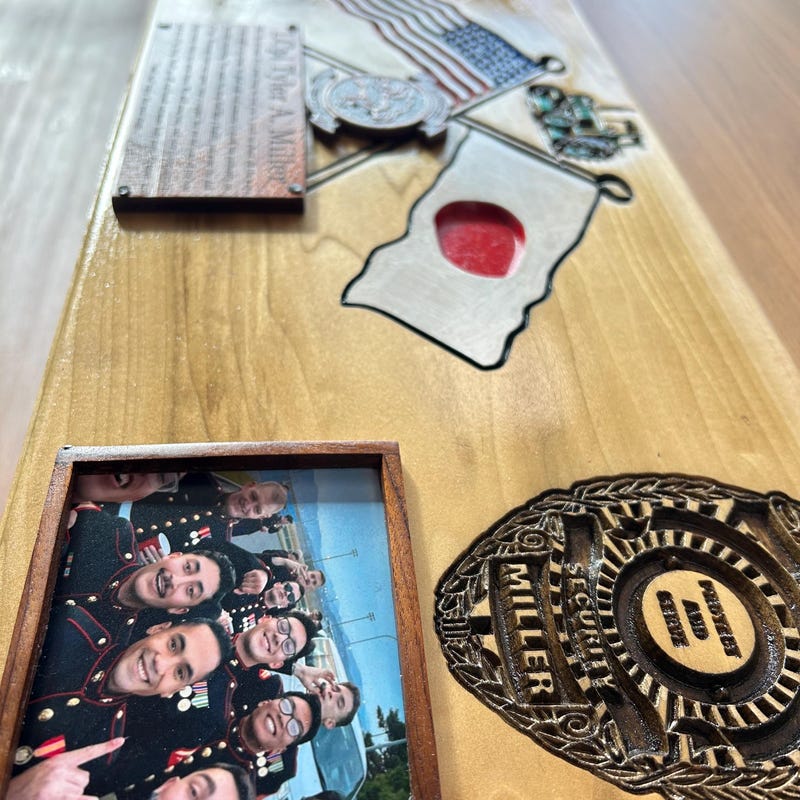 Usmc Going Away Plaque - Etsy