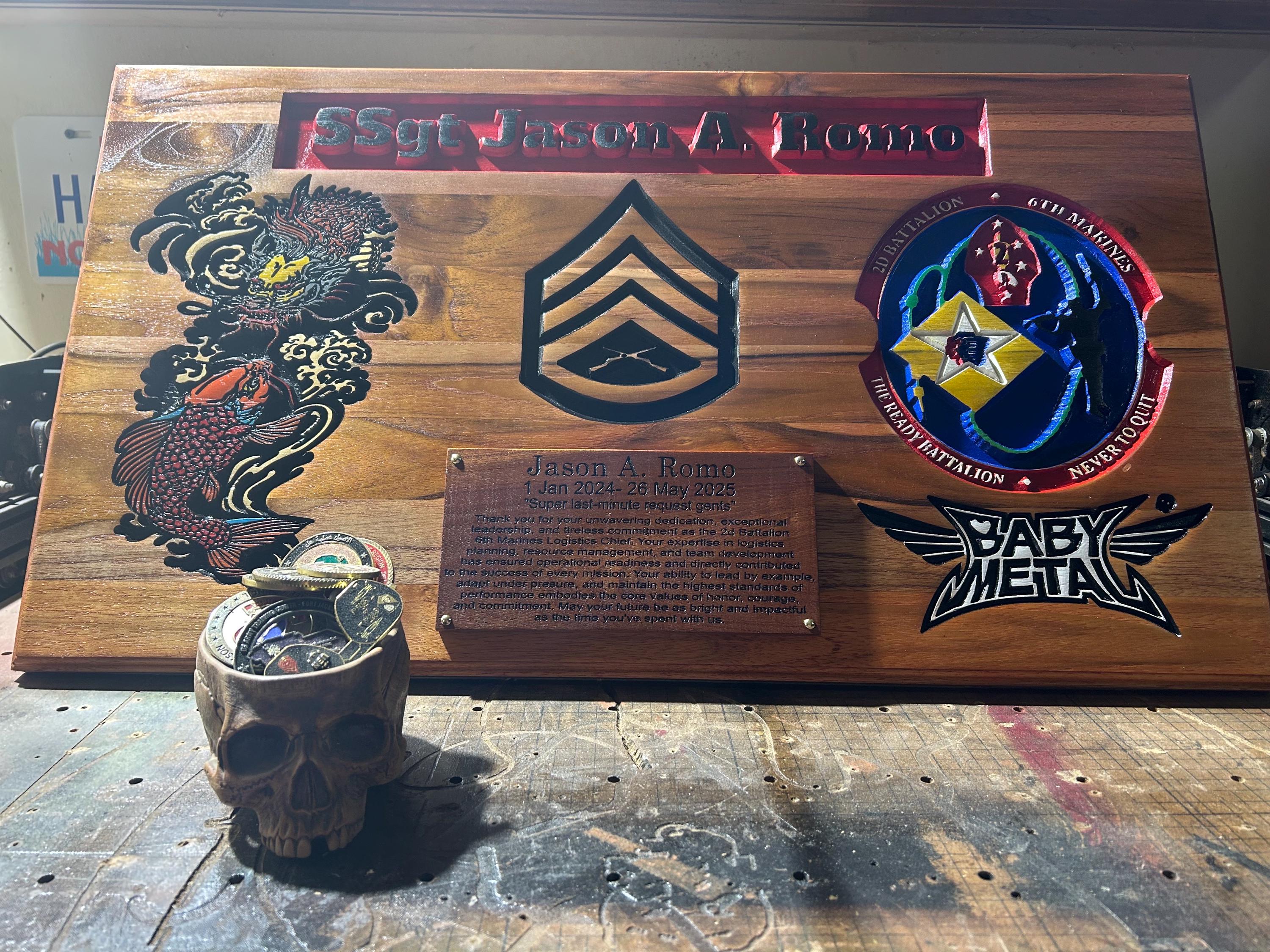 American Flag Plaque/custom - Etsy
