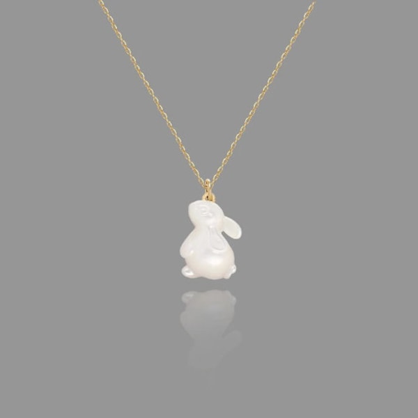 Rabbit Necklace - Etsy