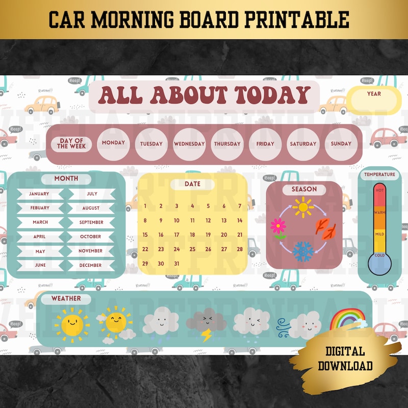 All About Today Printable - Etsy