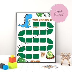Dinosaur Reward Chart, Sticker Reward Chart, Chore Chart Kids, Routine ...