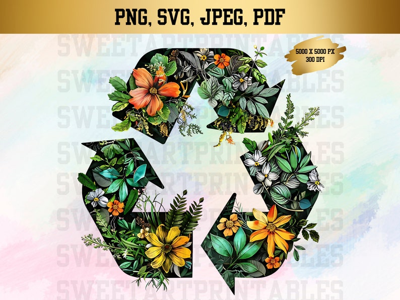 Recycle Earth Day SVG Earth Day Clip Art Earth Day Everyday Earth Day ...