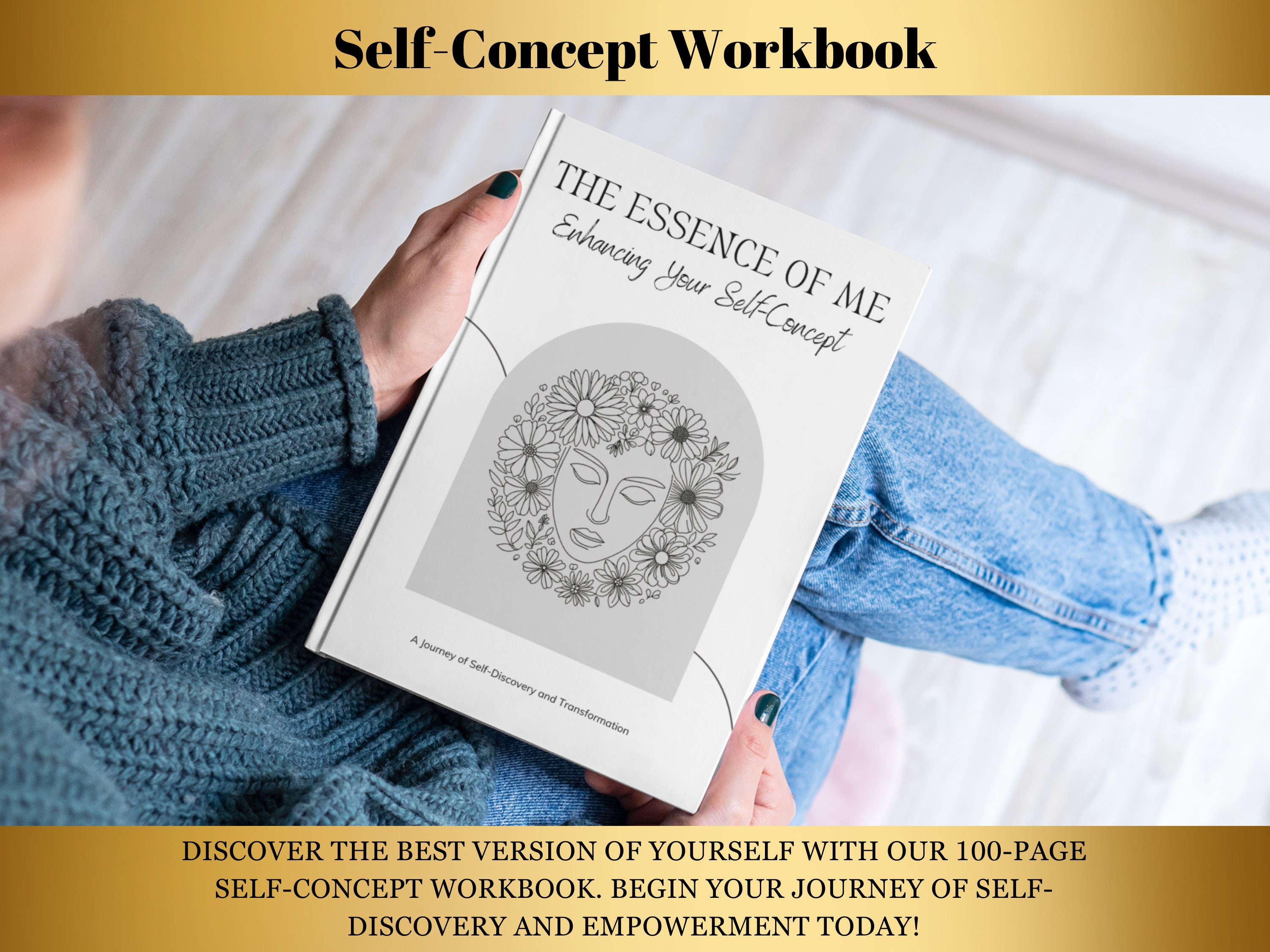 Self Concept Workbook | Healing Journey Journal | Self Esteem Worksheet ...