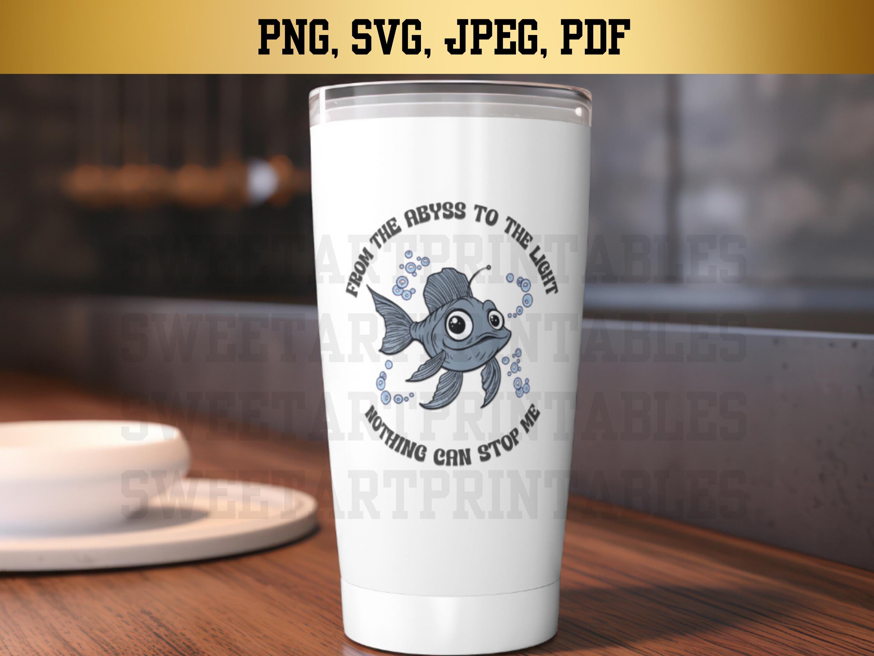 Angular Fish SVG | Motivation PNG | Angular Deep Sea Fish Clipart ...