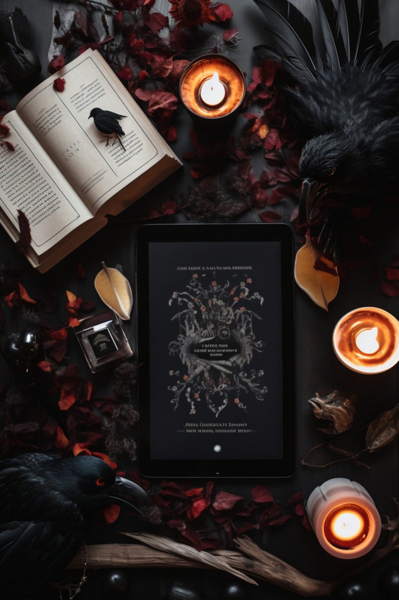 Raven's Den Social Media Book Post Mockup - Etsy