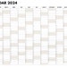 Black and White Neutral Minimalist 365 Days Year 2024 Planner Calendar ...