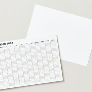 Black and White Neutral Minimalist 365 Days Year 2024 Planner Calendar ...