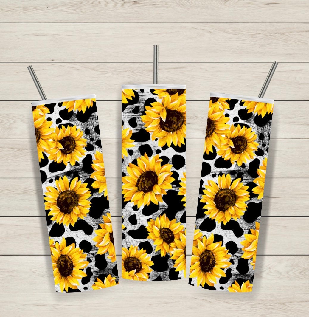 Sunflower/cow Print - Etsy