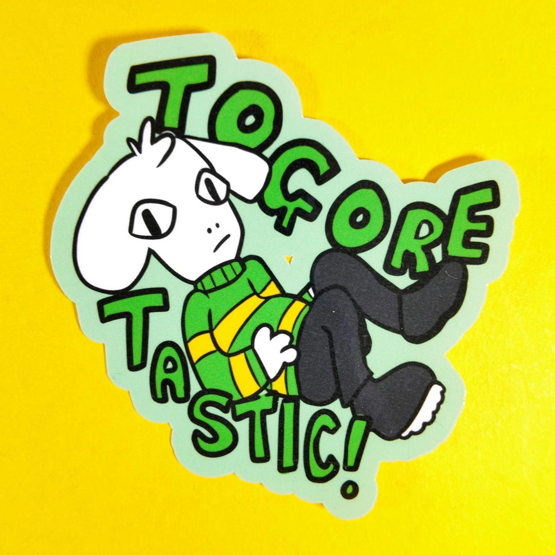 Togore Tastic - Funny Deltarune Undertale 3" Vinyl Sticker - Etsy