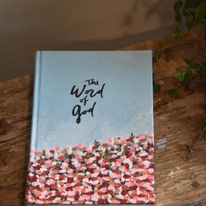 Custom Hand-painted Bible – Personalized Gift With Verse, Name & Floral ...