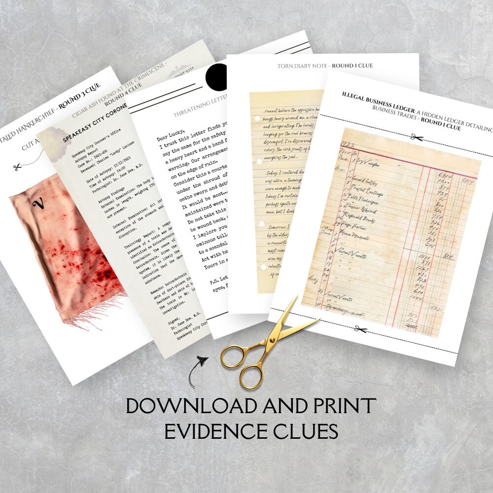 Murder Mystery Game Murder Mystery Party Zoom Murder Mystery 10 Players ...