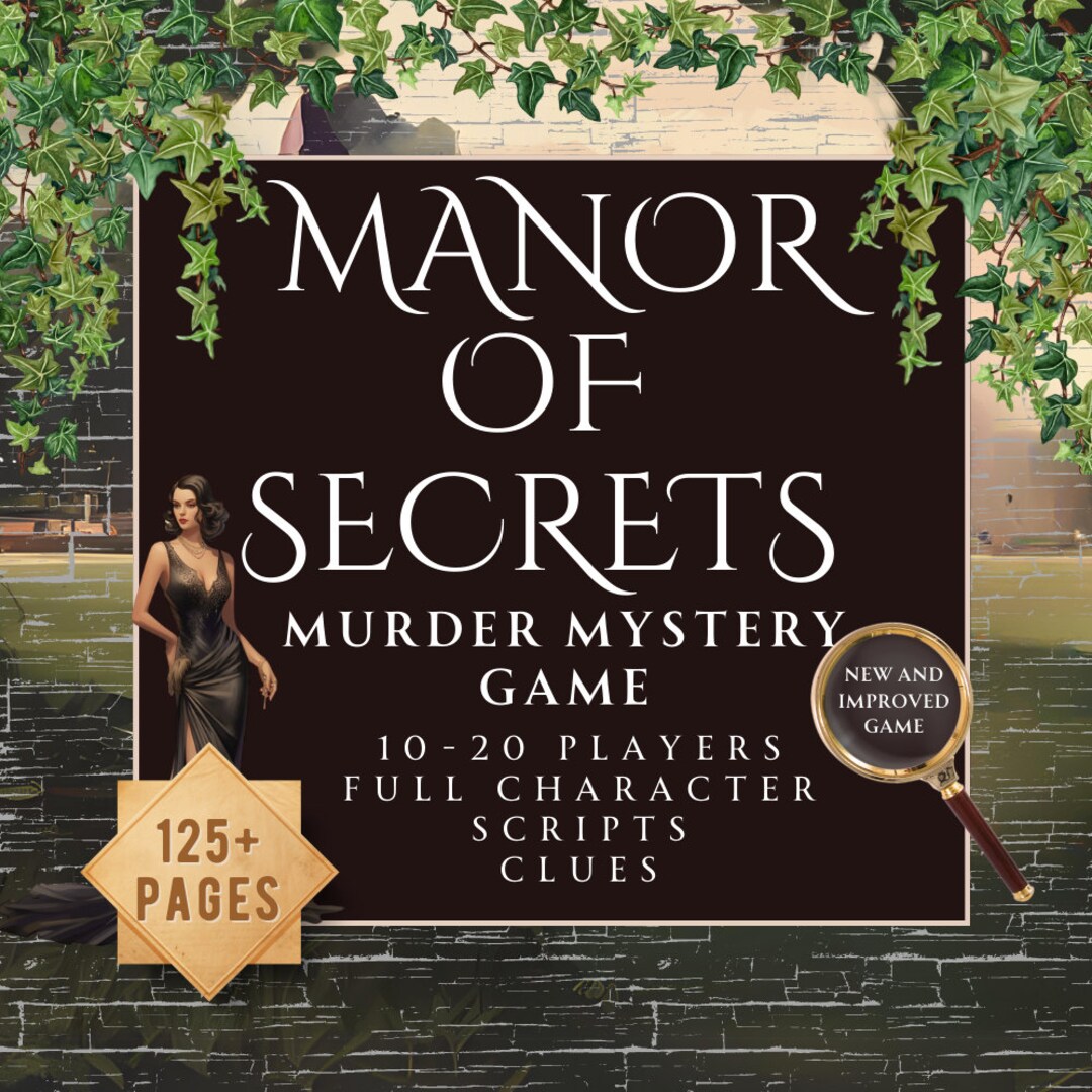 Murder Mystery Party Kit for Adults | Zoom Murder Mystery Party | Easy ...