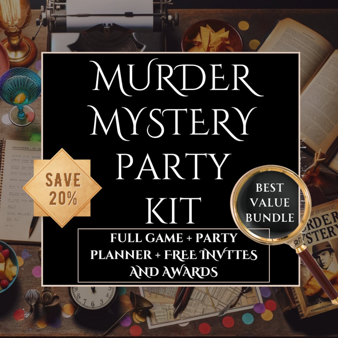 Murder Mystery Party Kit | Diy Murder Mystery Party | Zoom Murder ...