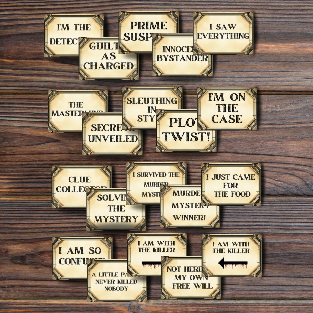 Murder Mystery Sign Murder Mystery House Party Murder Mystery Party ...