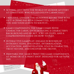 Murder Mystery Game | Christmas Murder Mystery Game for up to 20 ...