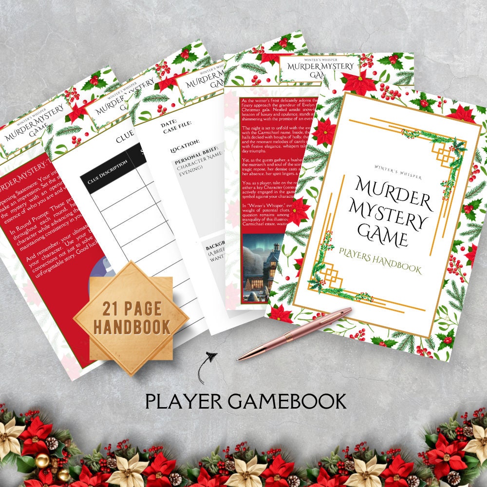 Christmas Murder Mystery Murder Mystery Box Murder Mystery - Etsy UK