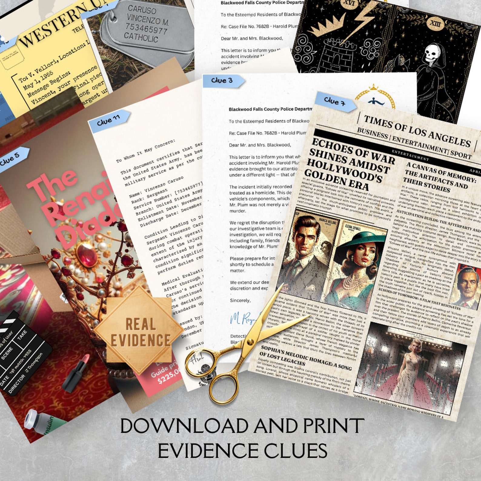 Murder Mystery Party Kit for Adults | Murder Mystery Party for Teens ...