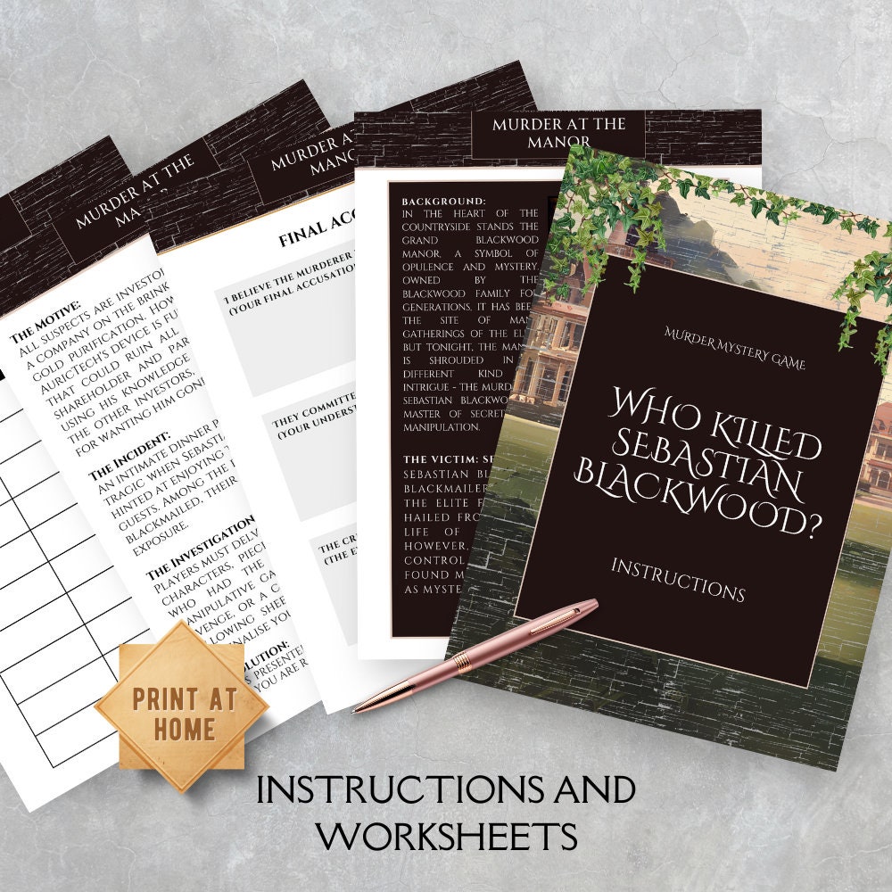 Mystery Party Case Files Cold Case File Printable Detective Case File ...