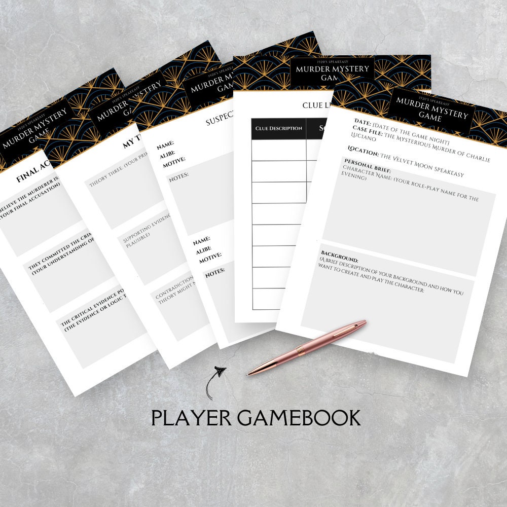 Murder Mystery Game Murder Mystery Party Zoom Murder Mystery 10 Players ...