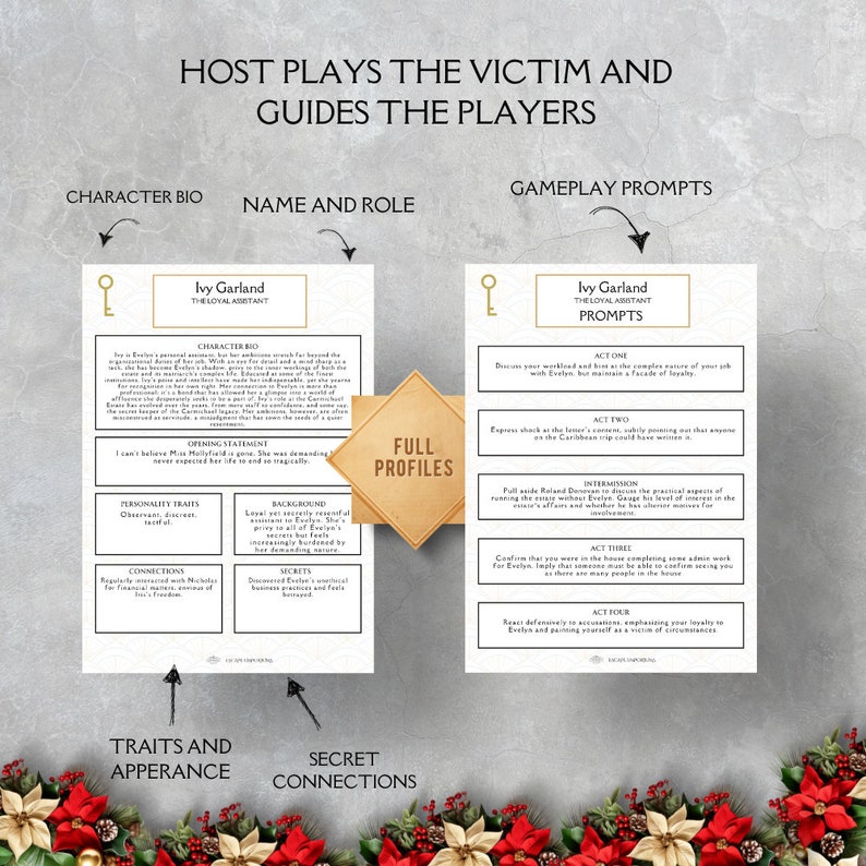 Christmas Murder Mystery | Murder Mystery Box | Murder Mystery Party ...