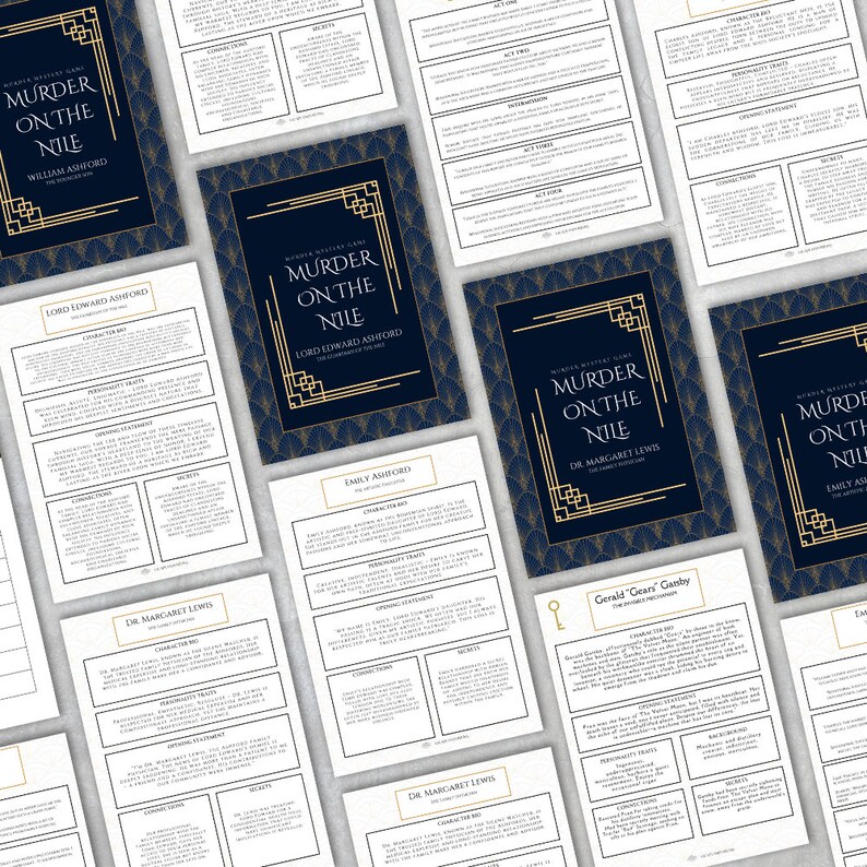 Murder Mystery Game | Murder Mystery Party | Unsolved Cold Case Diy ...