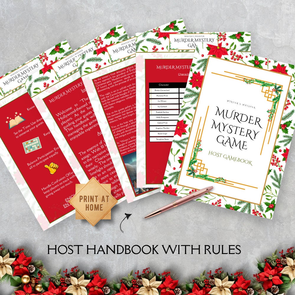 Christmas Murder Mystery | Murder Mystery Box | Murder Mystery Party ...