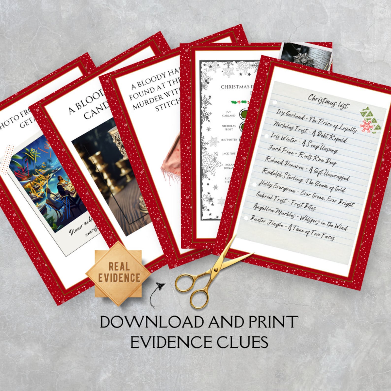 Murder Mystery Game Christmas Murder Mystery Game for up to 20 ...