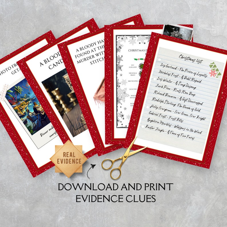 Murder Mystery Game Christmas Murder Mystery Game for up to 20 ...