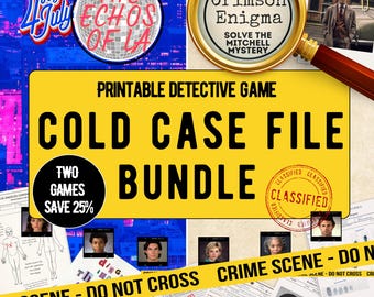 Printable Murder Mystery Case File Digital Download, Detective True ...