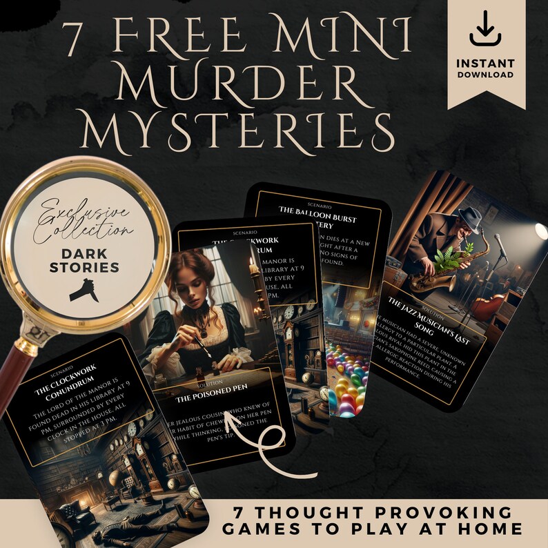 Murdery Mystery Party | Murder Mystery Holiday Party | Zoom Murder ...