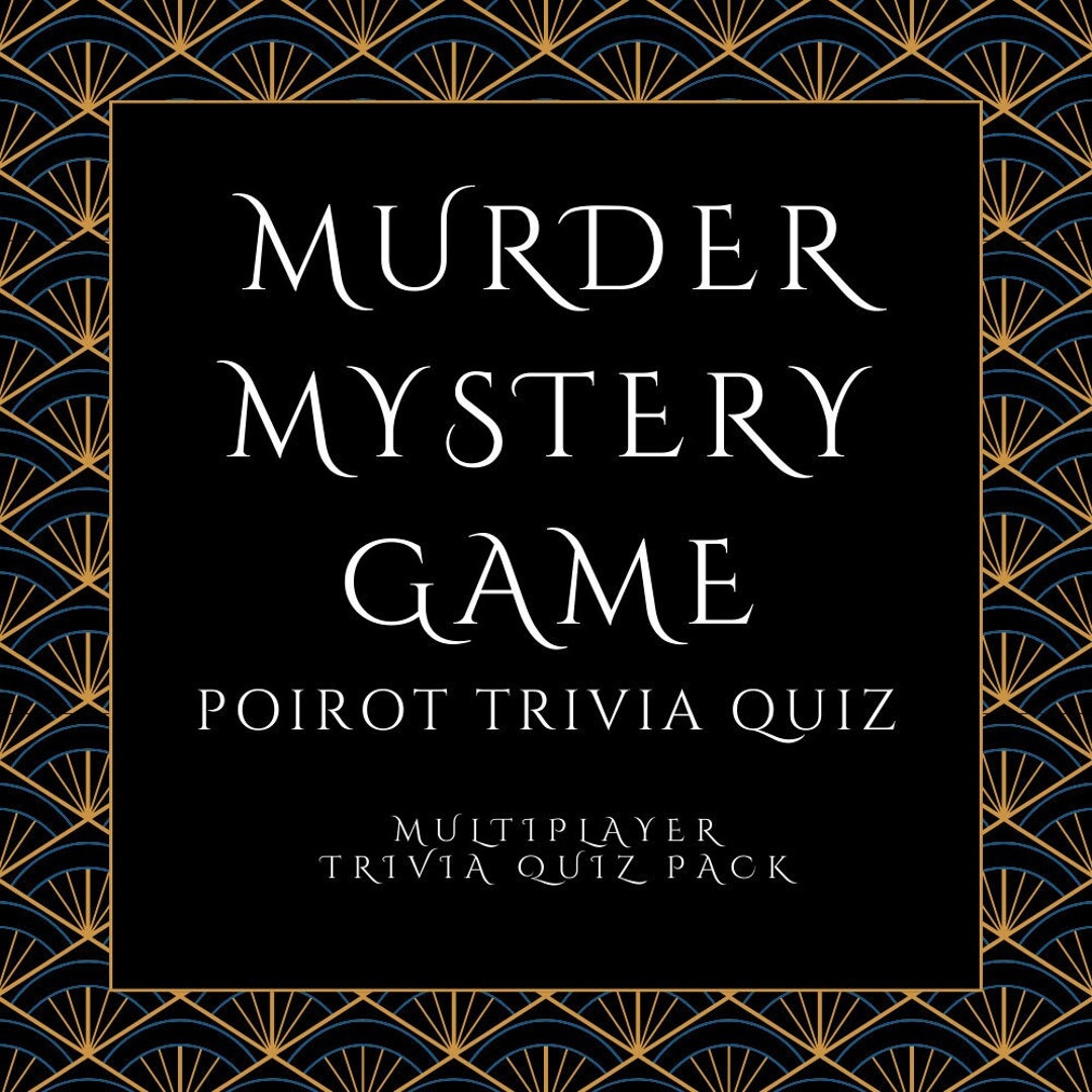 Murder Mystery Game | Murder Mystery Party | Unsolved Cold Case Diy ...