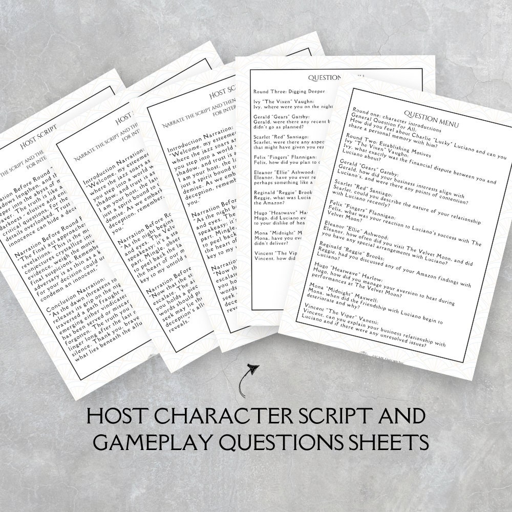 Murder Mystery Game Murder Mystery Party Zoom Murder Mystery 10 Players ...