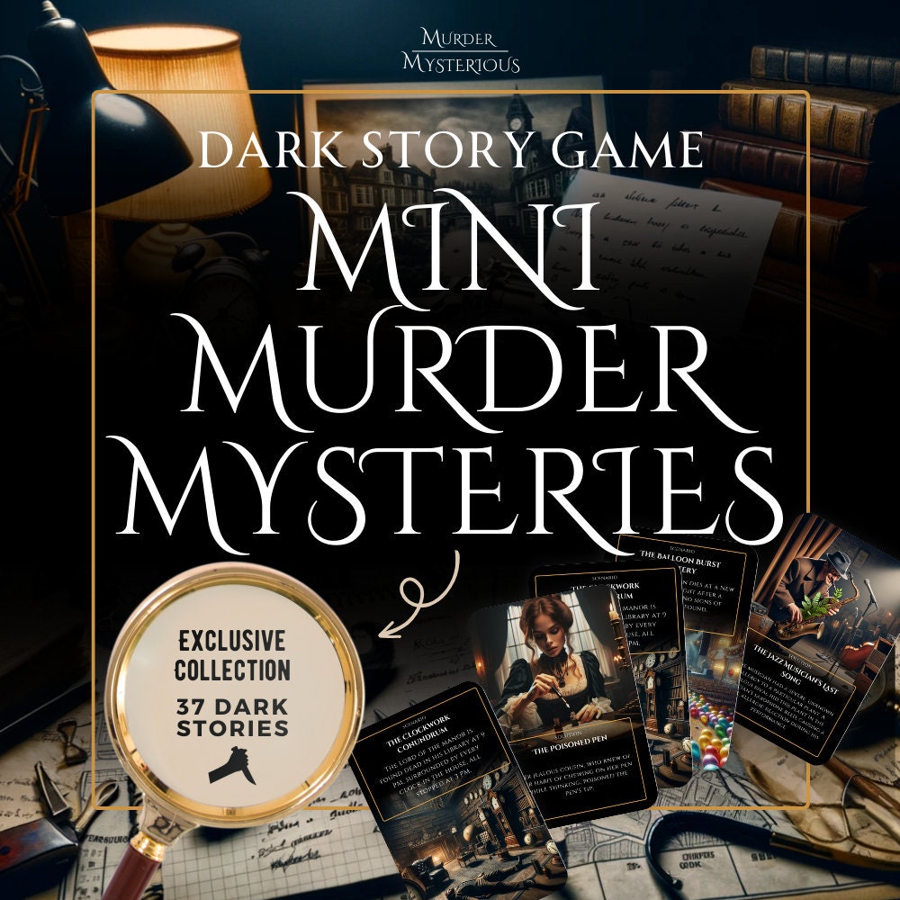 Mystery Party Case Files Cold Case File for Family Games Night Diy ...