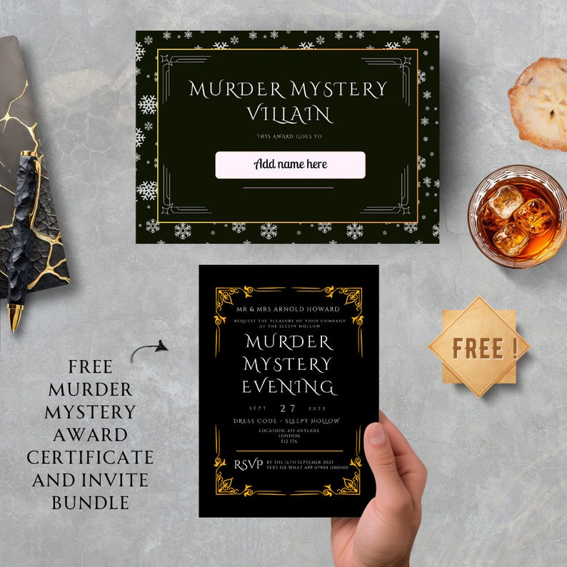 Murder Mystery Box 10-20 Players Murder Mystery Party Kit Zoom Adult ...