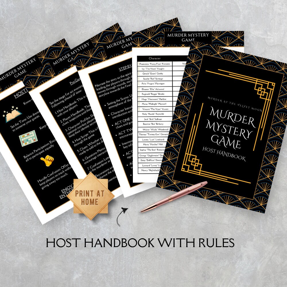 Murder Mystery Game | Murder Mystery Party | Unsolved Cold Case Diy ...