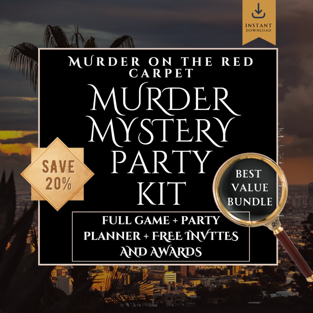 Murder Mystery Party Game| Murdery Mystery Game | Mystery Game for ...