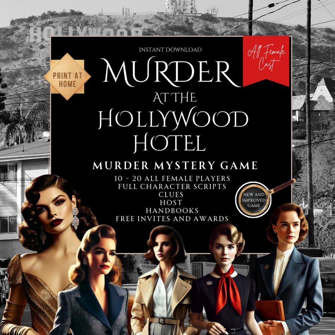 Murder Mystery Party Kit for Adults | Murder Mystery Party for Teens ...