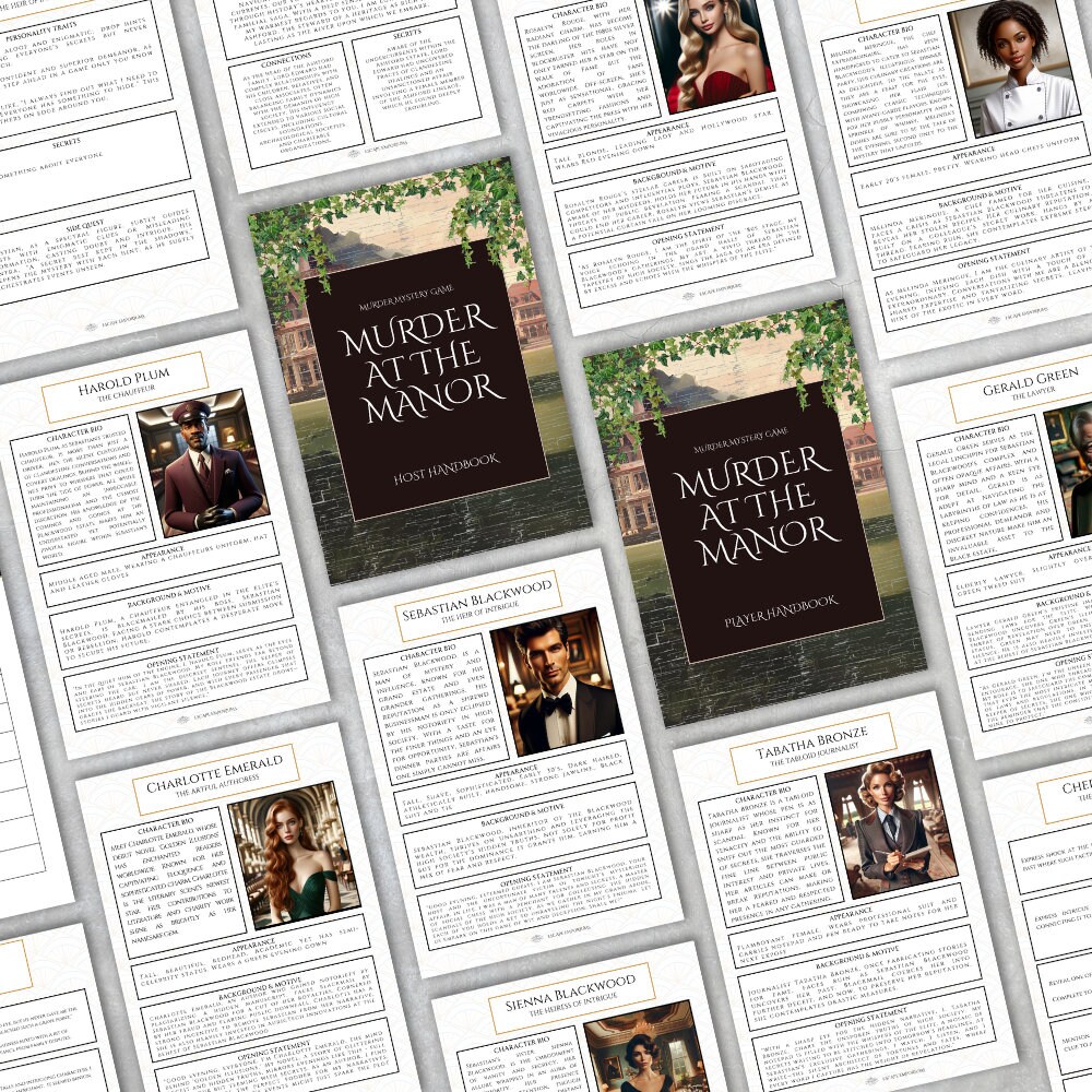 Mystery Party Case Files | Diy Murder Mystery Party | Murder Mystery ...