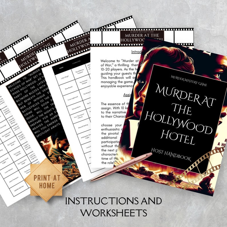 Murder Mystery Party Kit for Adults | Murder Mystery Party for Teens ...
