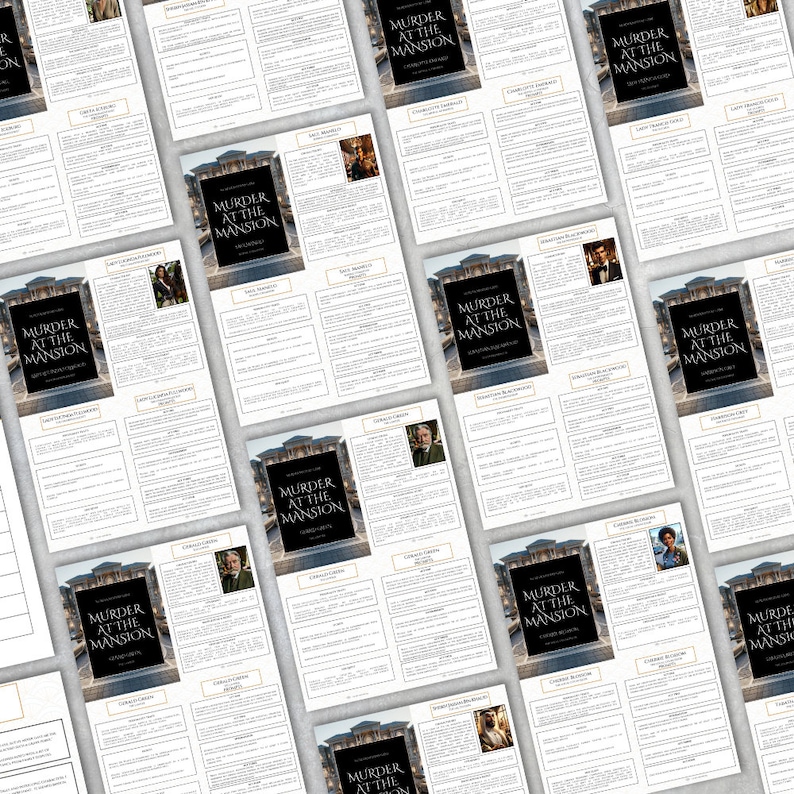 Murder Mystery Dinner Party Kit | Murder Mystery Game | Zoom Murder ...