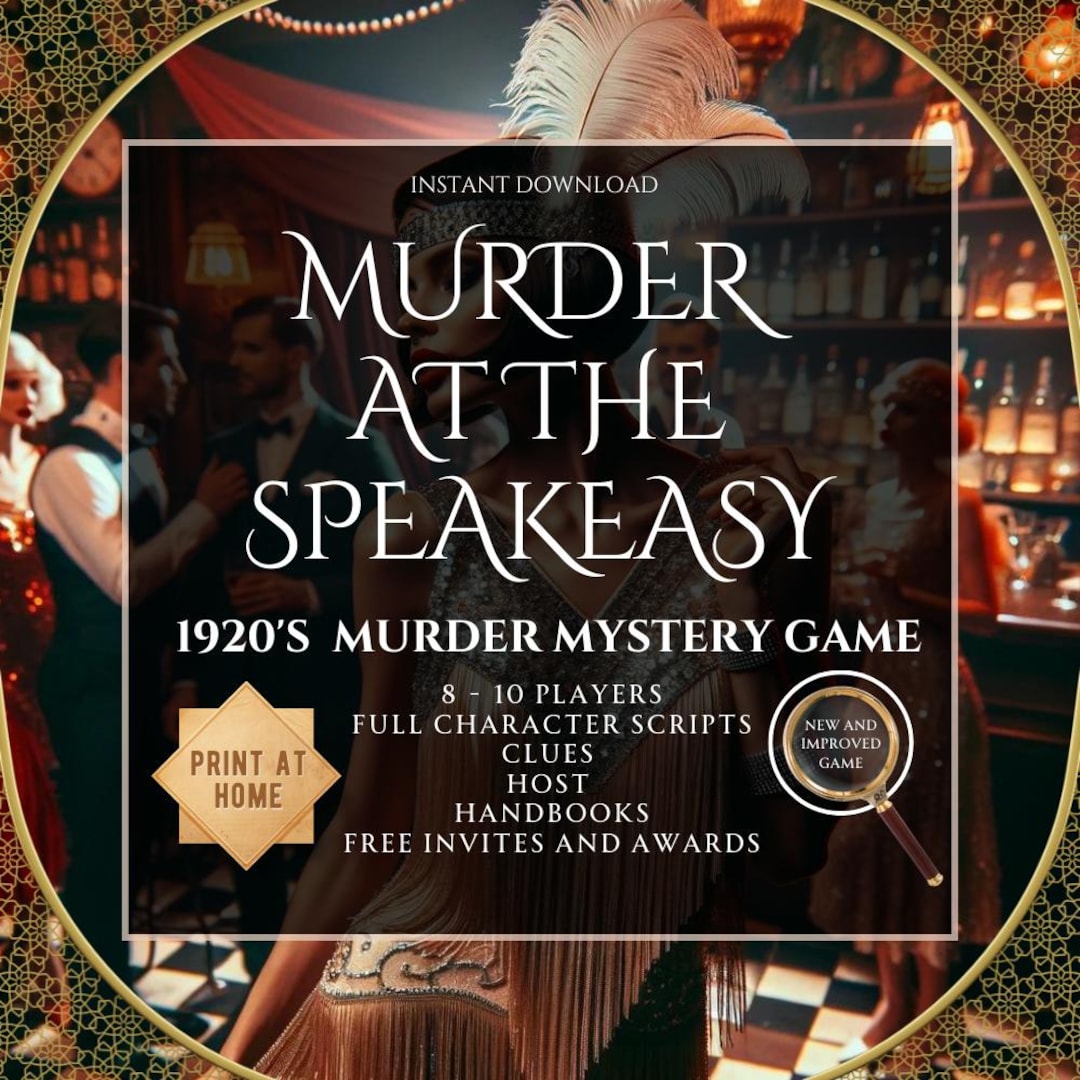 Murder Mystery Party Game | Murder Mystery Kit | Dinner Party Games ...