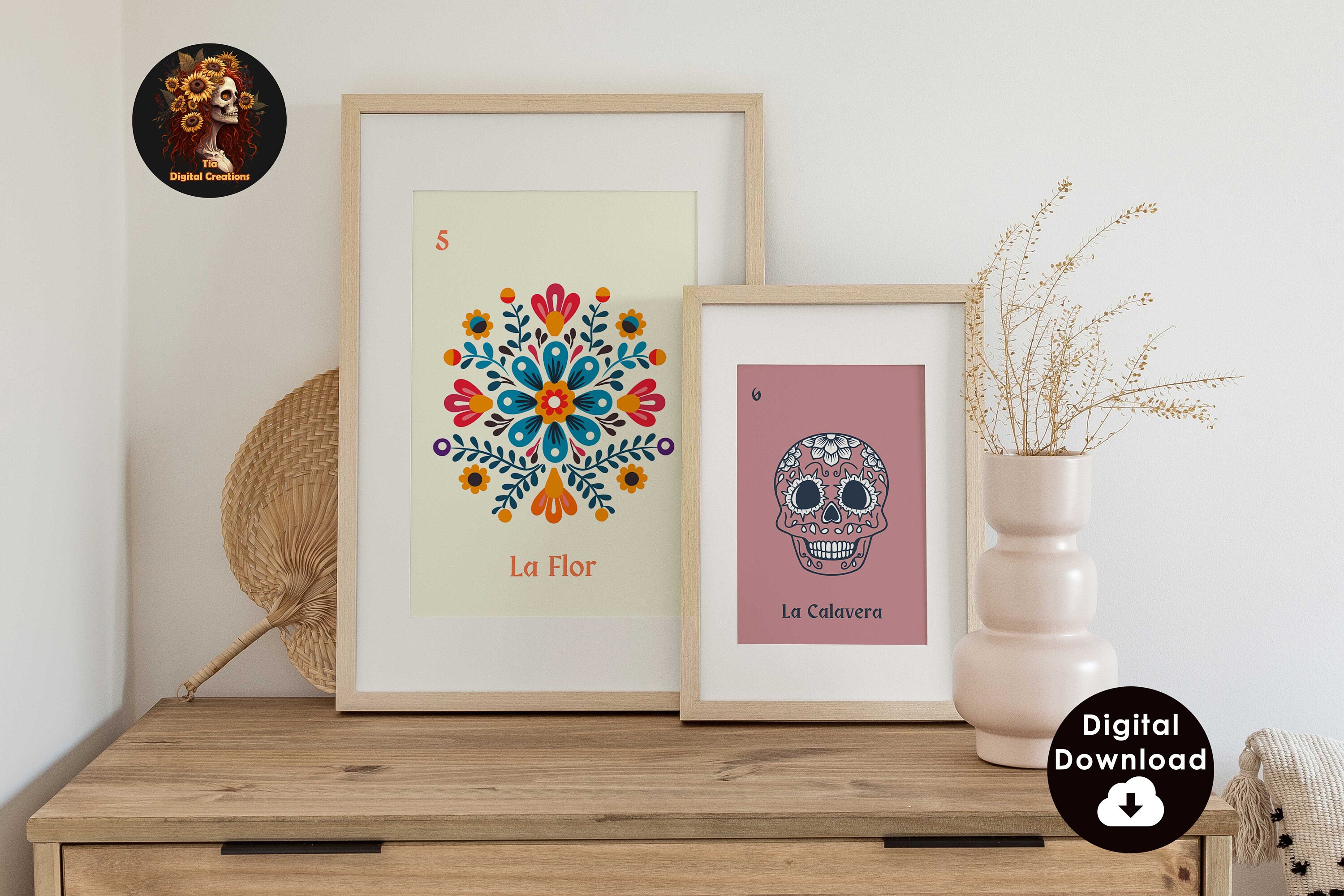 Mexican Loteria Prints Mexico Art Prints Mexico Wall Art Mexico Travel ...