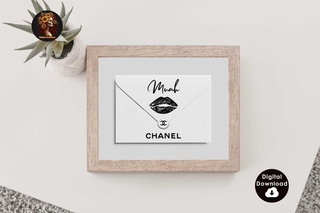 Kiss Lips Wall Art Trendy Poster Print Love Quote Digital Prints Preppy ...