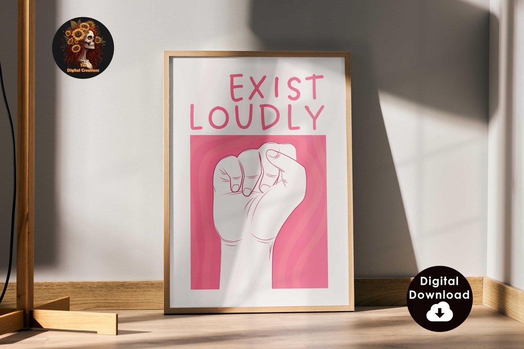 Feminism Comic Style Poster, Feminism Propaganda Print, Retro Feminist ...