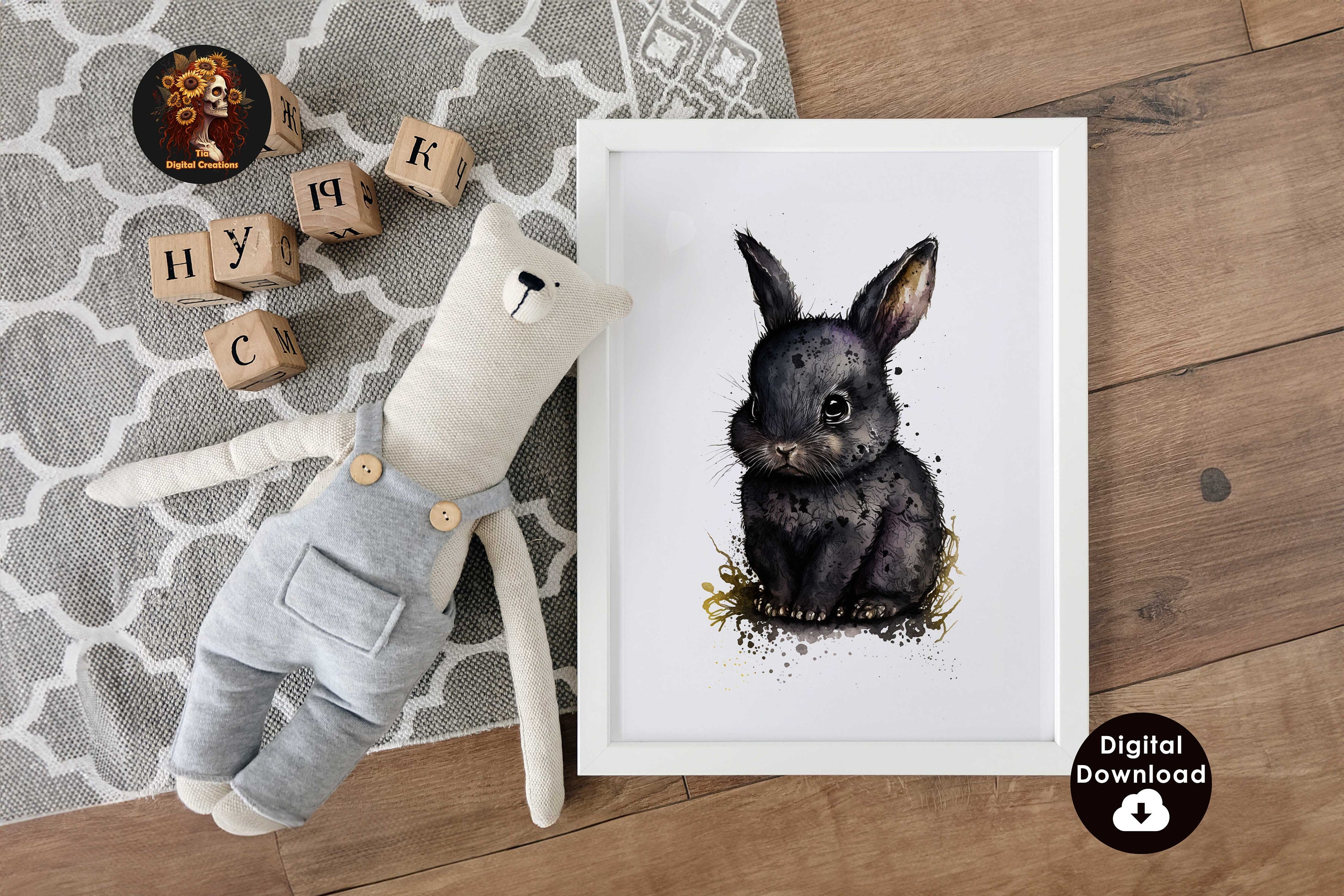Gothic Baby Nursery Decor Bundle Home Decor | Whimsigoth Pastel Goth ...