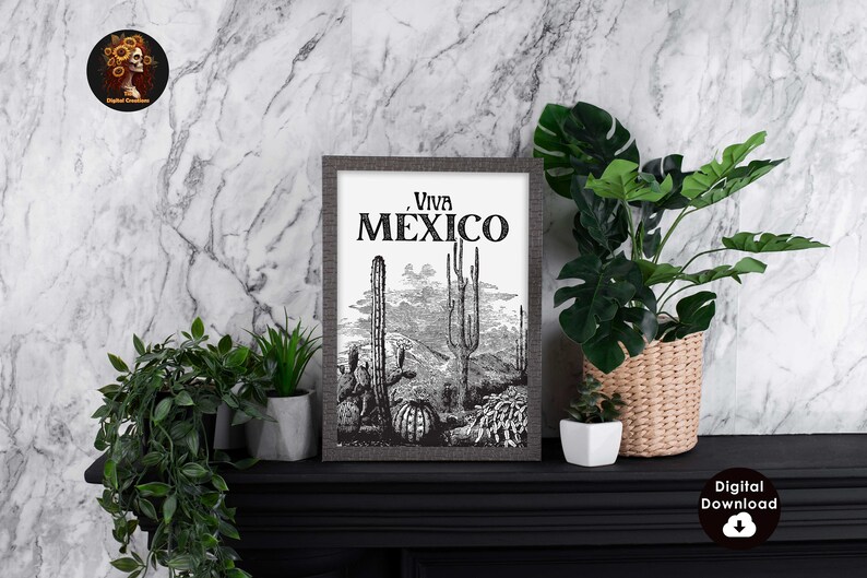 Vintage Mexican Prints Retro Mexico Wall Art Trendy Mexico Art Prints ...