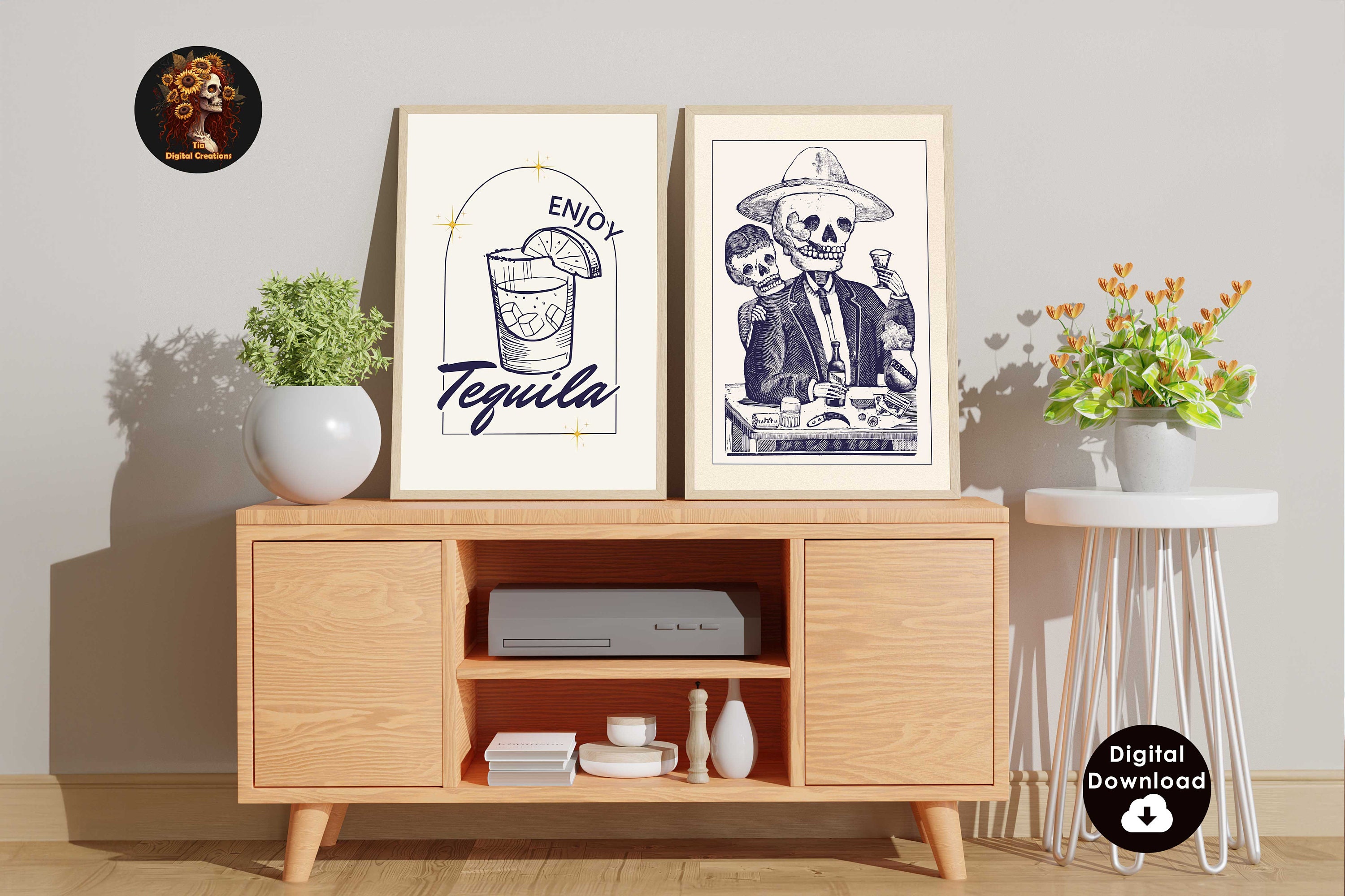 Vintage Mexican Prints Retro Mexico Wall Art Trendy Mexico Art Prints ...