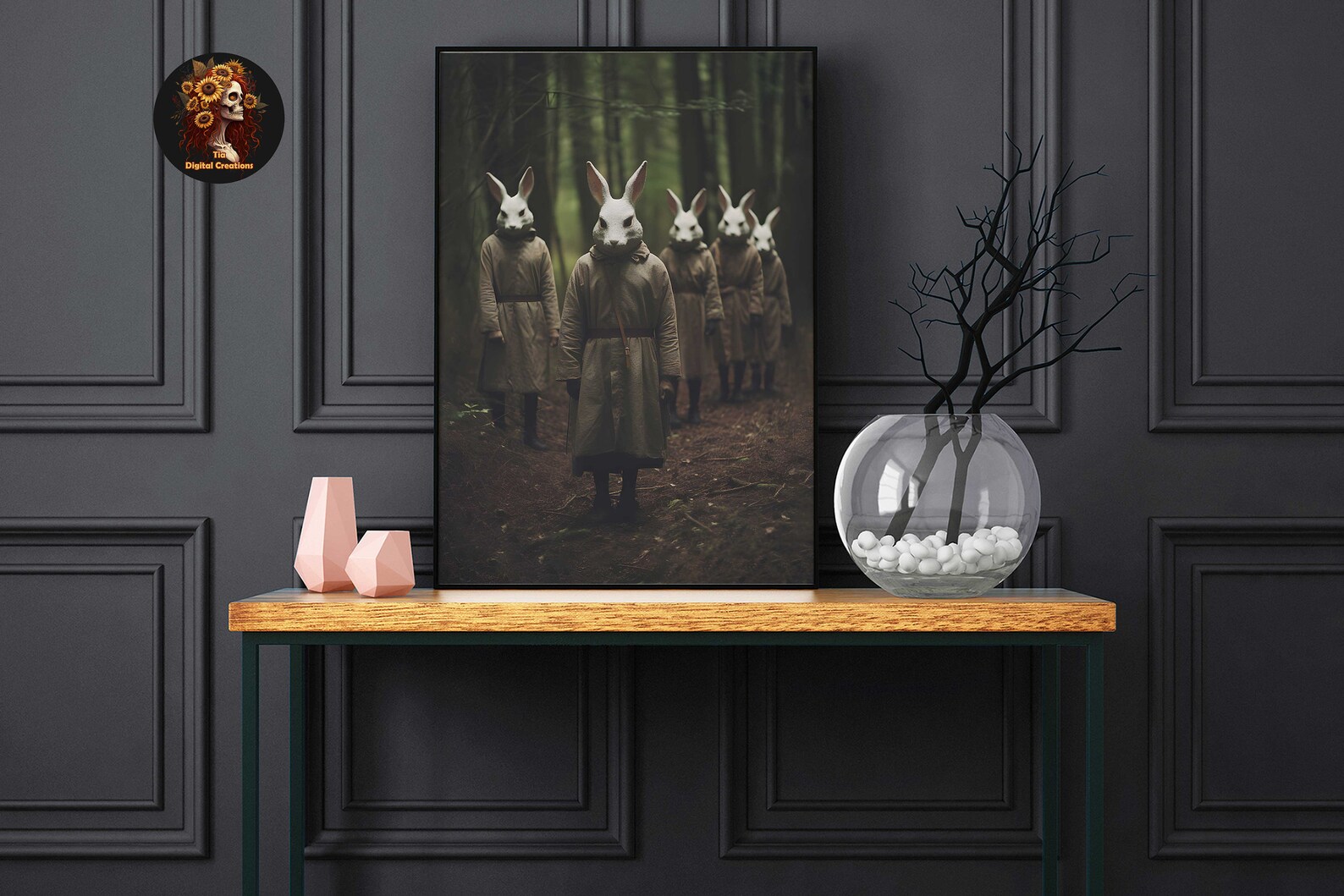 Dark Academia Art Print: Vintage Rabbit Cult Photo. Wicca - Etsy
