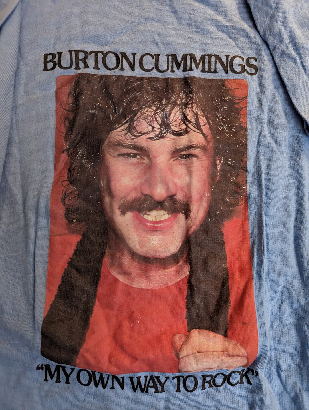 Burton Cummings - My Own Way to Rock - 1977 - Short Sleeve Medium (38 ...