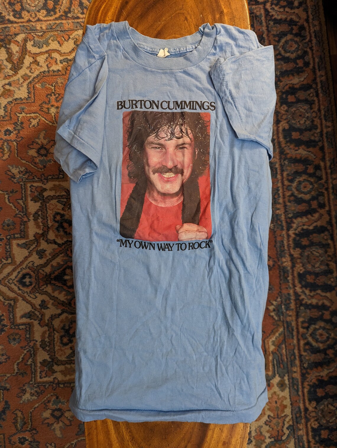 Burton Cummings - My Own Way to Rock - 1977 - Short Sleeve Medium (38 ...